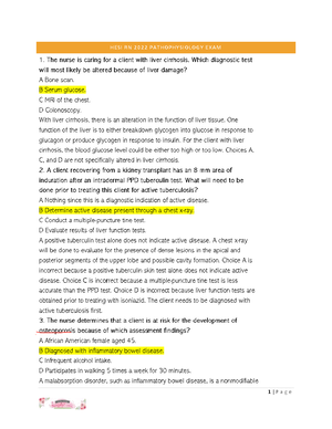 HESI New Generation Practice Exam - Alprazolam is available in 0 mg ...