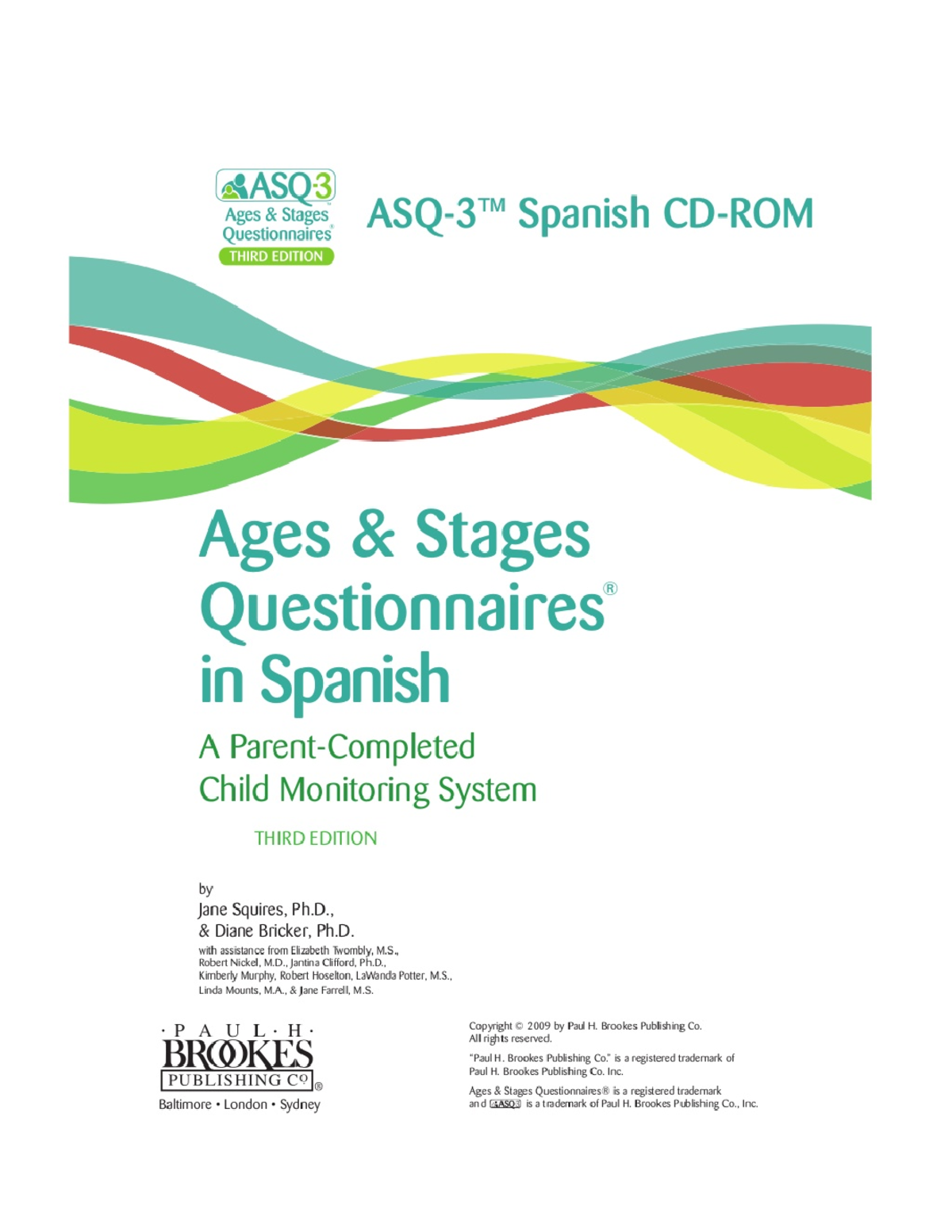 Asq 3 manual y formularios 2 pdf - ASQ3 Ages Stages Spanish ...