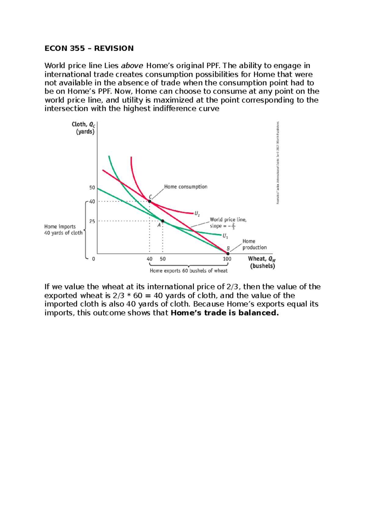 ECON 355 - Revision - Professor Haney lecture notes - ECON 355 ...