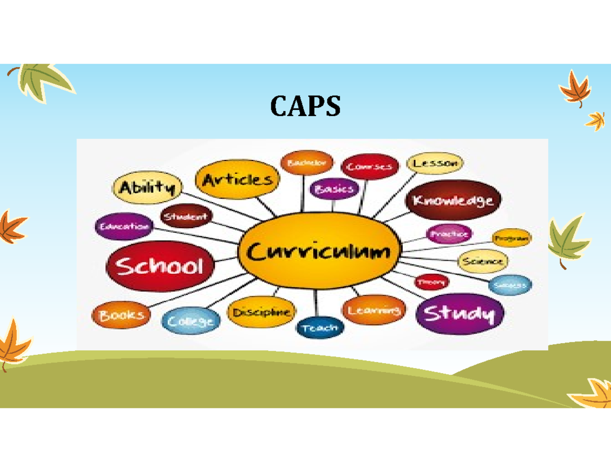 Class notes 3 Oct 2024 - CAPS - JGS 121 - CAPS Curriculum and ...