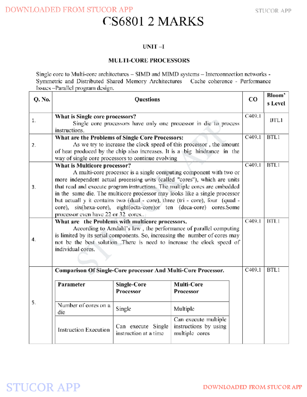 Mca - 2marks and 16 marks - Warning: TT: undefined function: 32 STUCOR APP same order by all ...