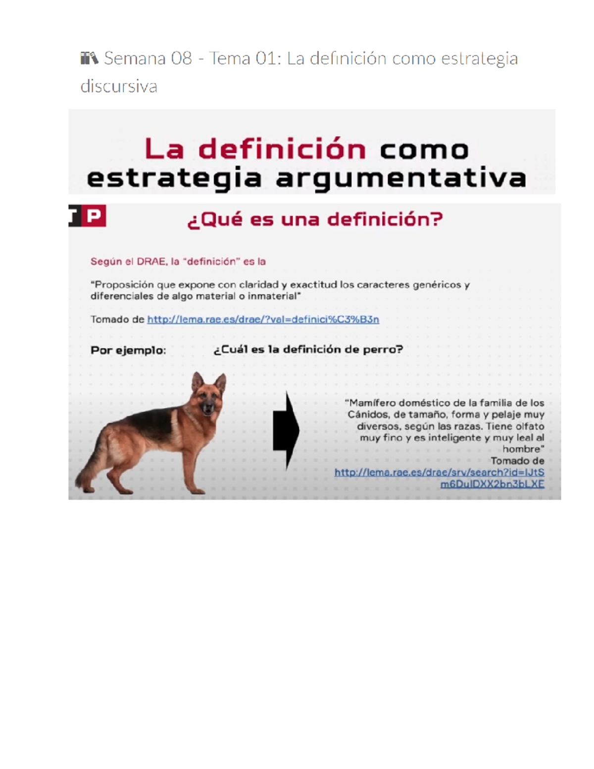 Estructura DE Definicion - Comprensión y redacción de textos - Studocu