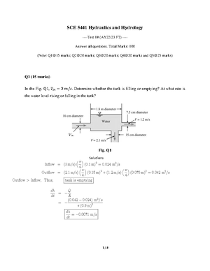 Lab-oedometer - lab - Soil Mechanics Laboratory Report: Consolidation ...
