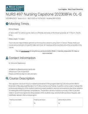 [Solved] Eportfolio example for Western Governors D226 course ...