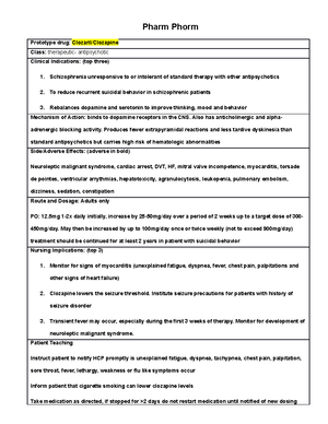 Cogentin Med card - Pharm Phorm Prototype drug: Cogentin/Benztropine ...