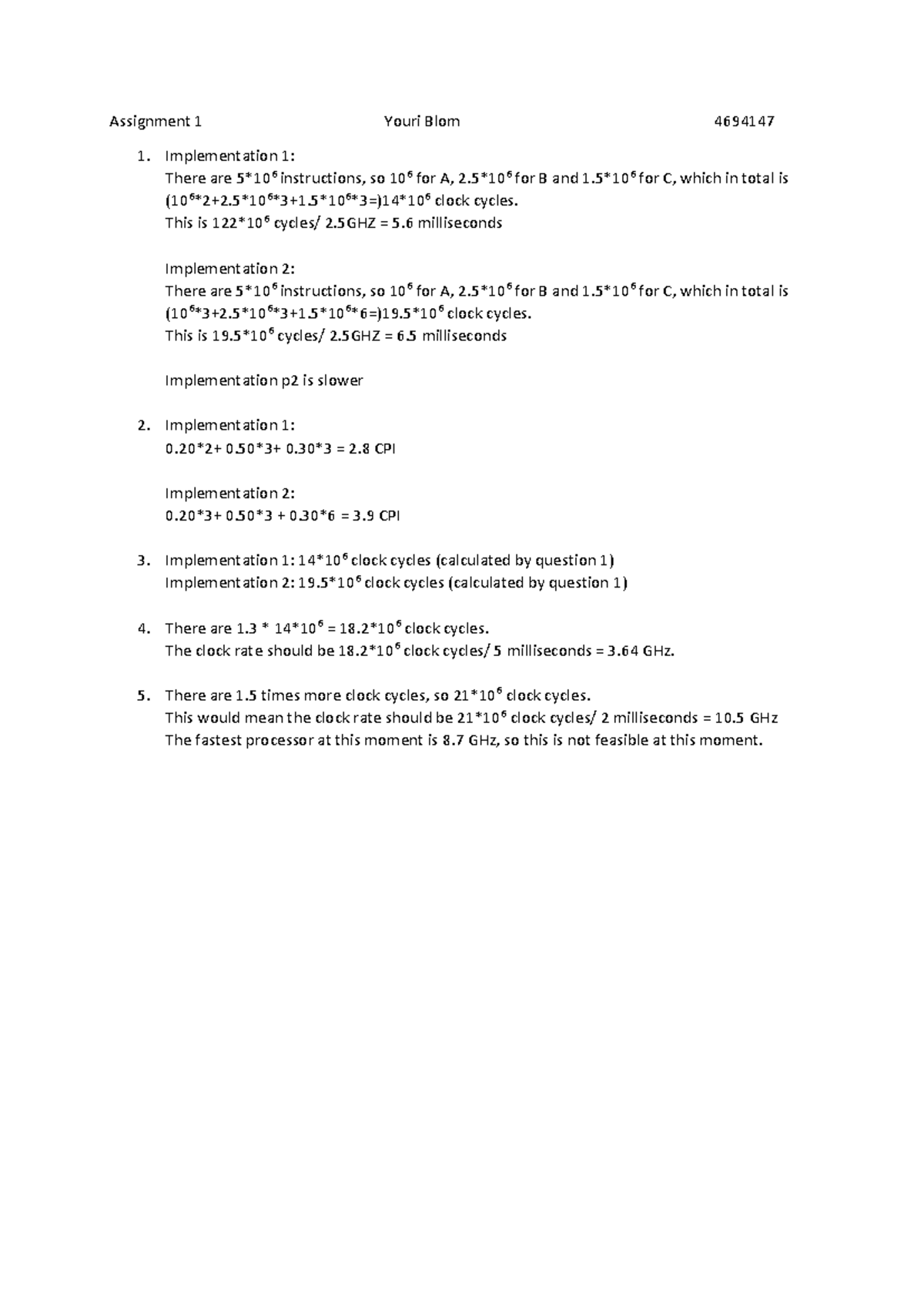 CAO HW1 - My answers to the first homework assignment - Warning: TT: undefined function: 32 ...