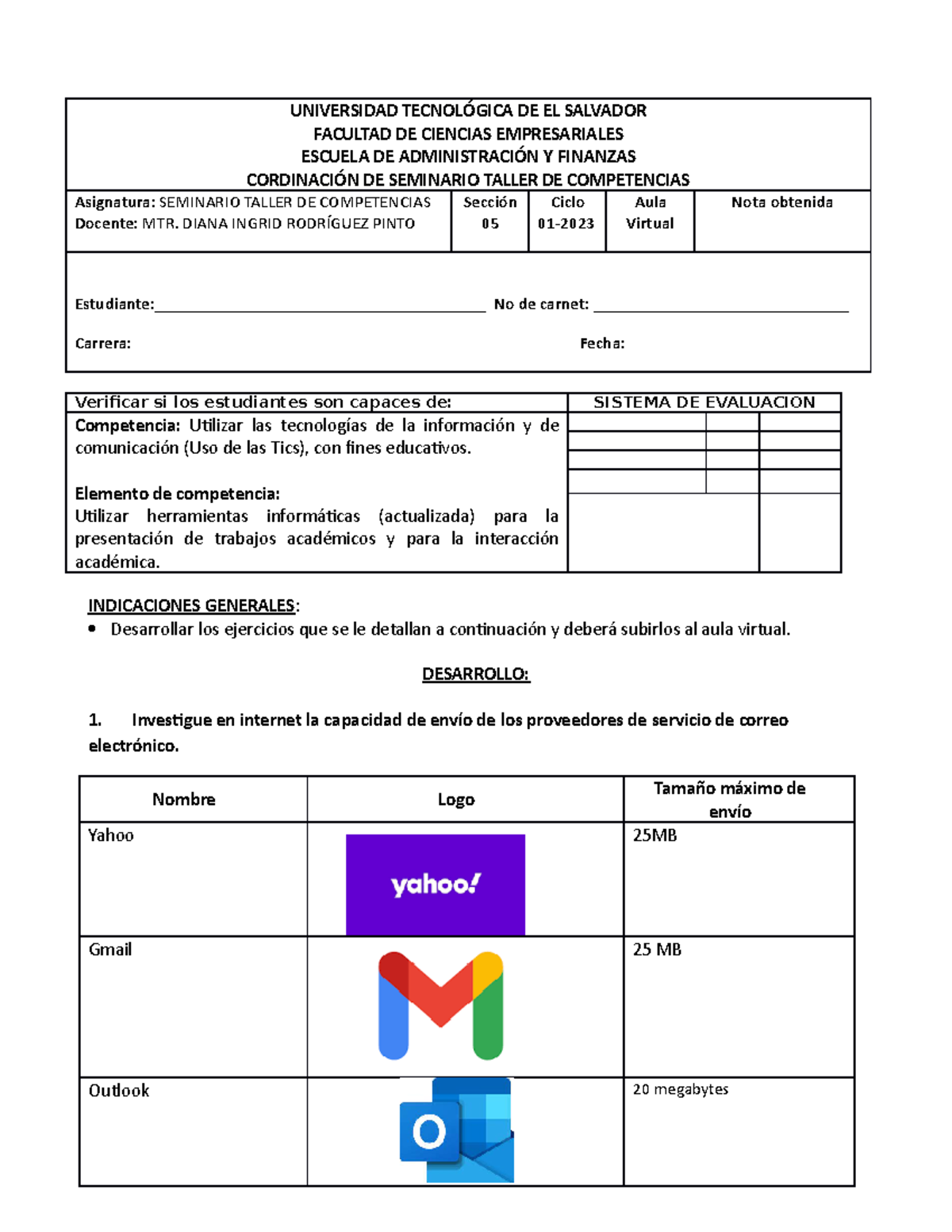 GUÍA 2 USO DE LAS TICS - uso de las tics - UNIVERSIDAD TECNOLÓGICA DE ...