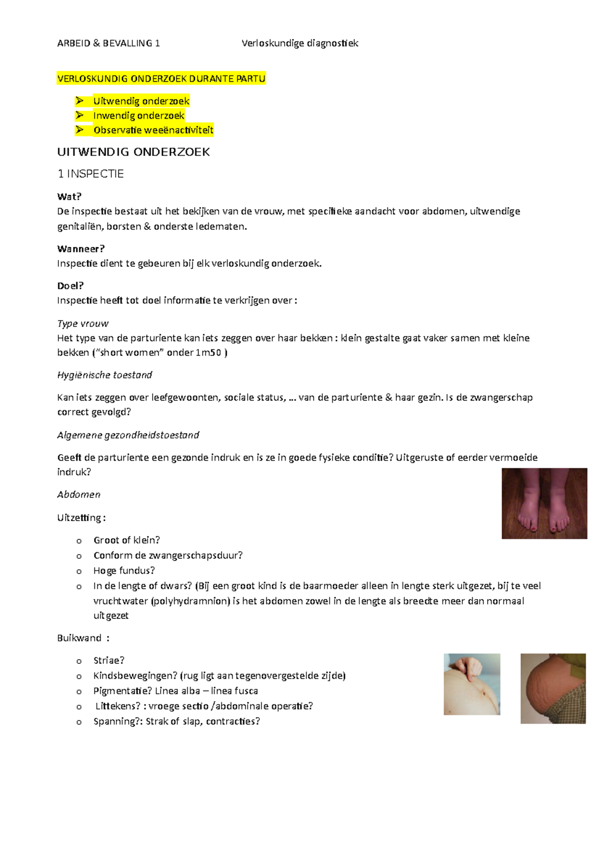 Verloskundig Onderzoek Durante Partu - VERLOSKUNDIG ONDERZOEK DURANTE ...