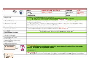 DLP-ENG-G10-Q1-MELC-7-WEEK 7 - LESSON PLAN IN ENGLISH 10 School Grade Level & Section 10 Teacher ...