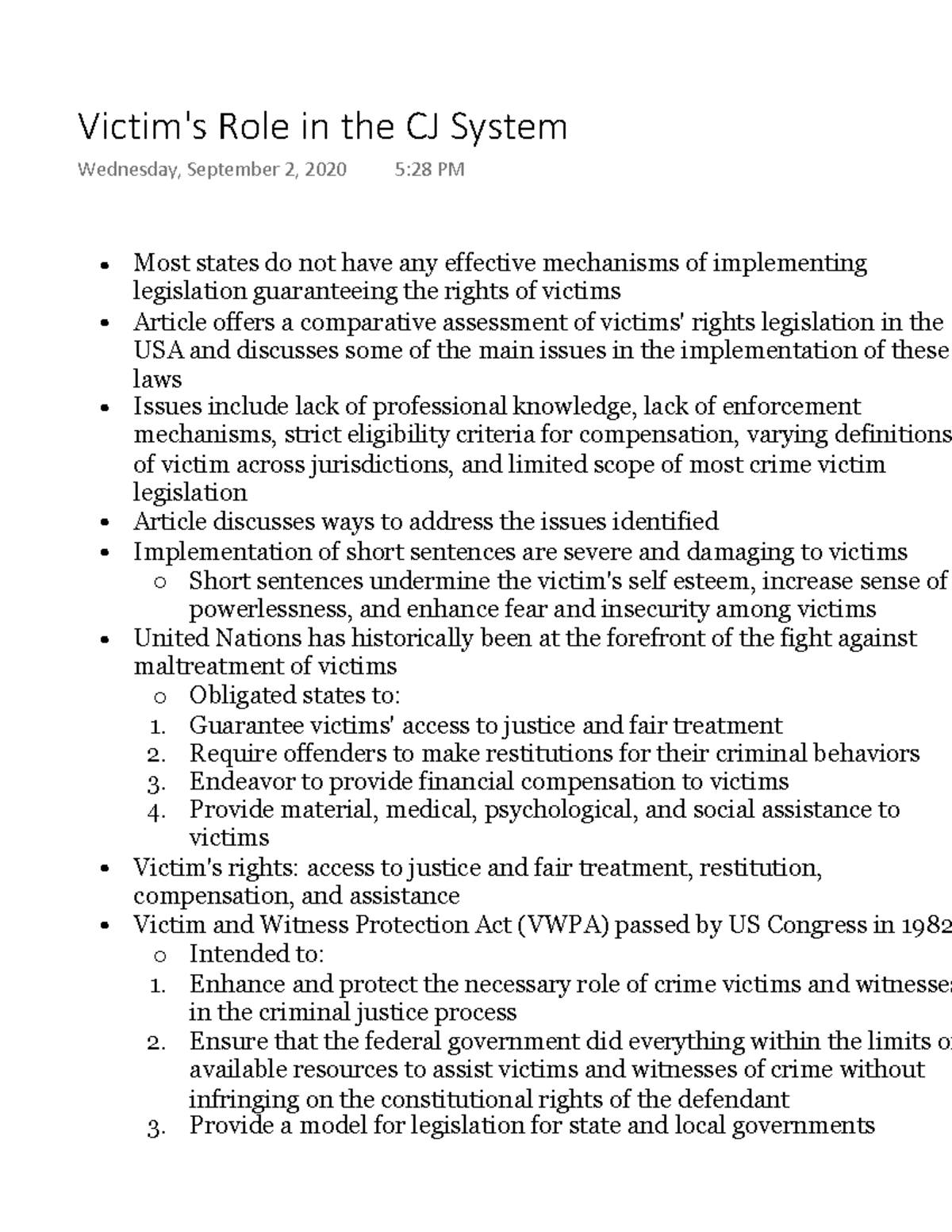 Victim's Role in the CJ System - Warning: TT: undefined function: 32 Warning: TT: undefined ...