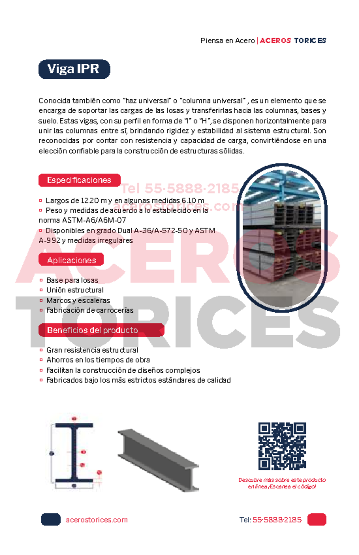 Viga-IPR - Nada - Viga IPR Conocida también como “haz universal” o ...