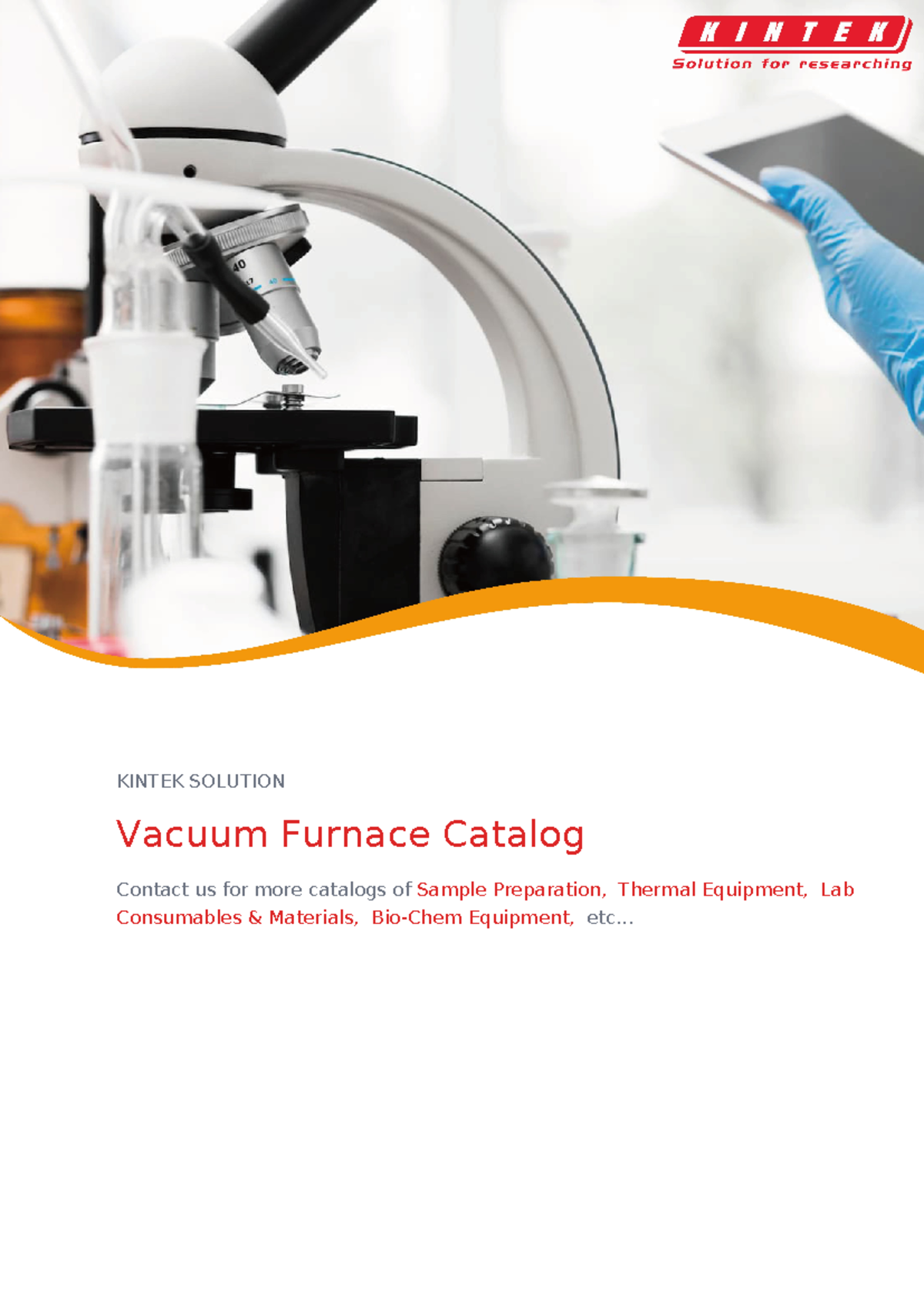 Kintek-solution - KINTEK SOLUTION Vacuum Furnace Catalog Contact us for more catalogs of Sample ...
