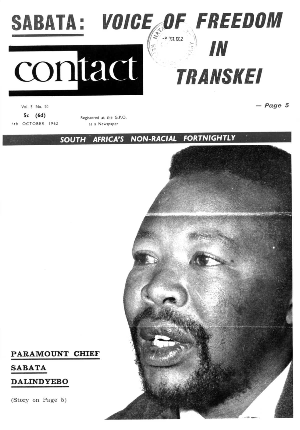 Sabata Dalindyebo (Not My Work) - Studocu