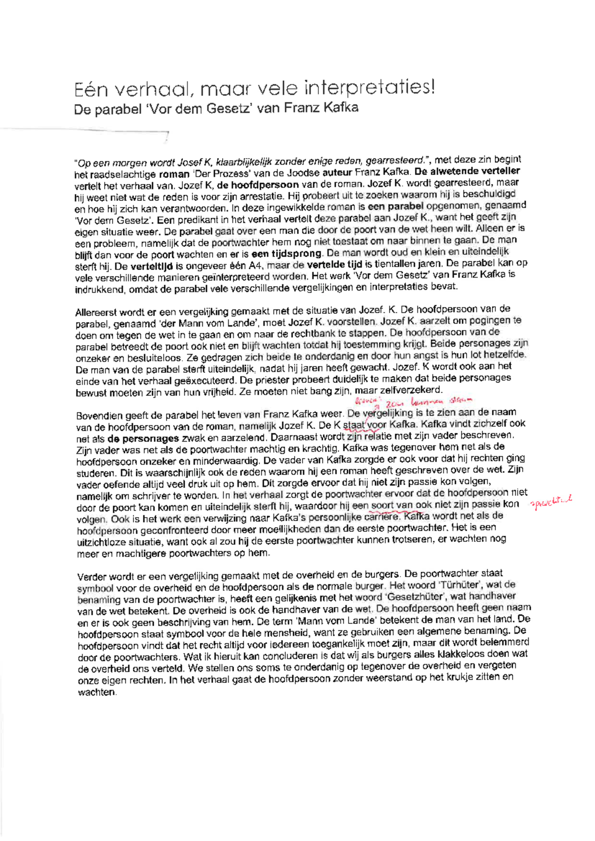 Goed essay- voorbeeld 1 - Duits - Studeersnel