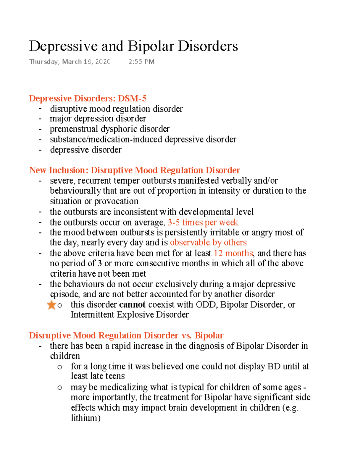 Depressive and Bipolar Disorders - Bipolar there has been a rapid ...