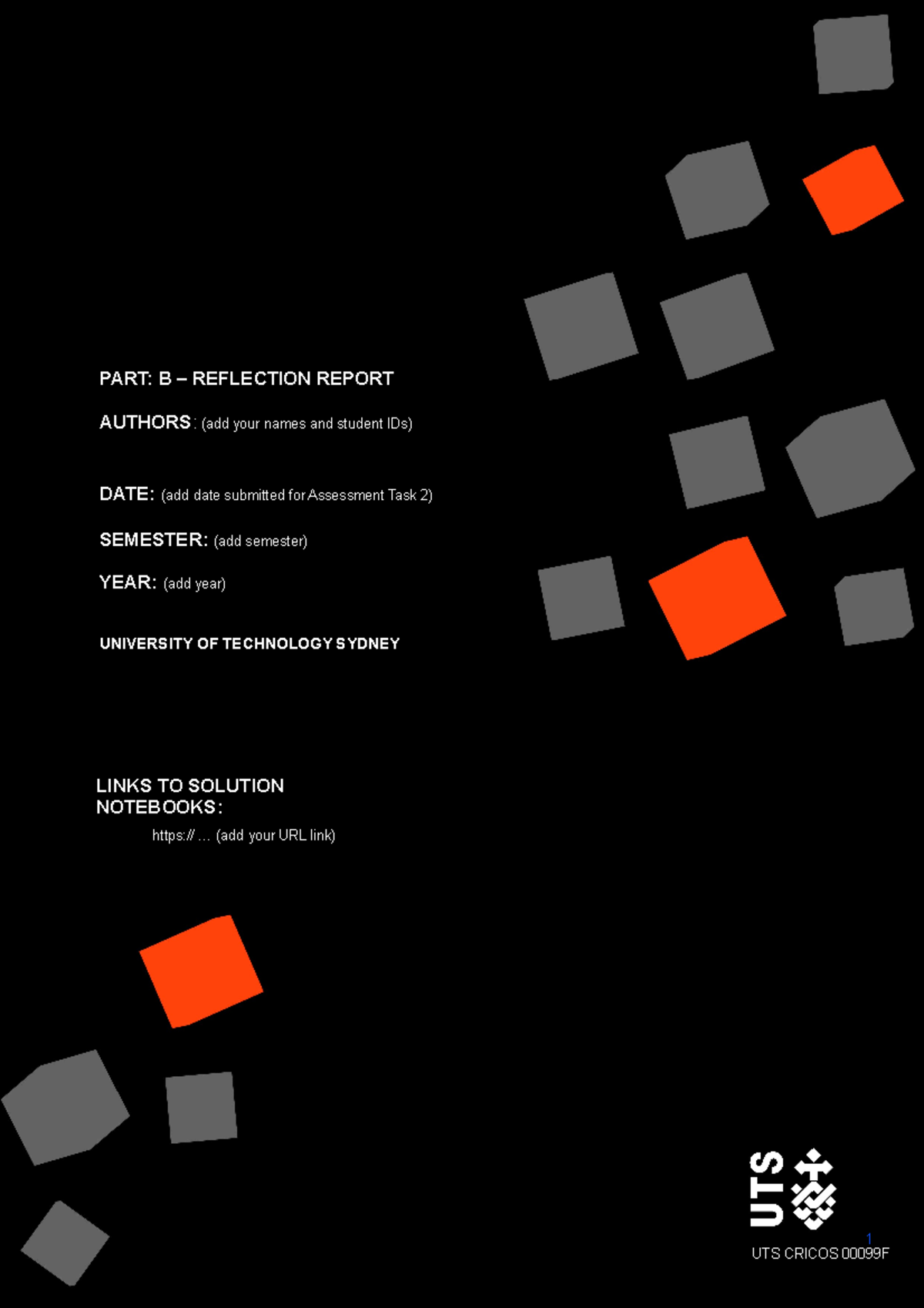 41040 Intro to AI AT2 group project reflection template ...