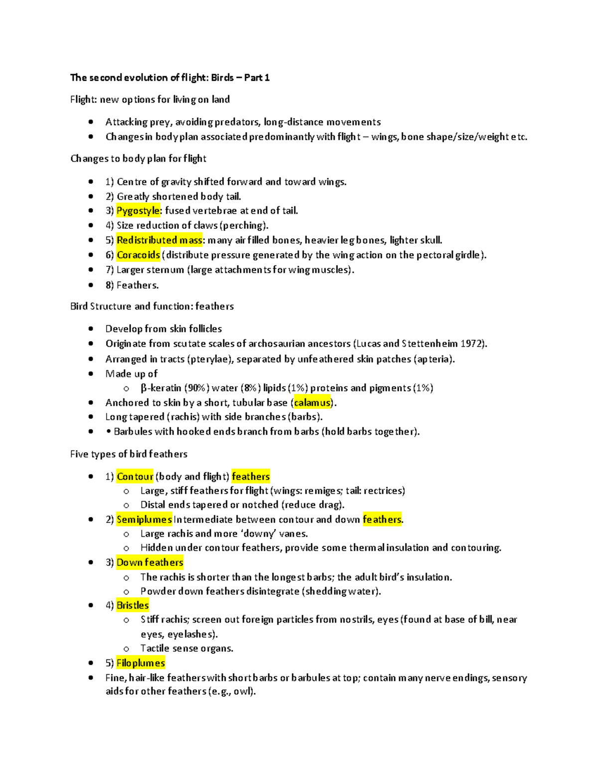 The second evolution of flight birds - part 1 - The second evolution of ...