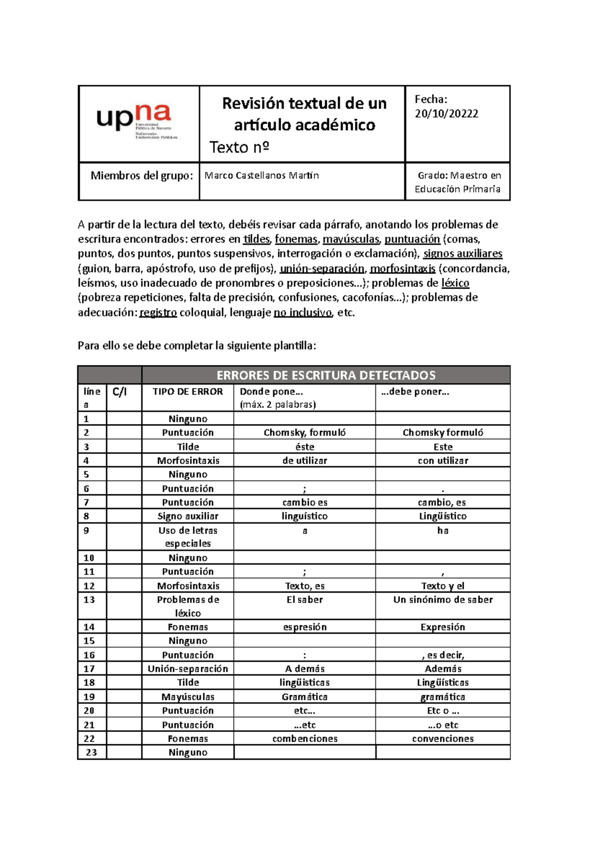 11 CE 2 Ficha Revisión textual artículo académico - Revisión textual de ...