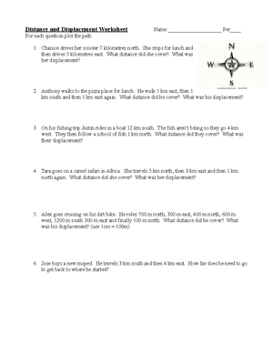 KEY ch 02 Distance-Displacement-Velocity Practice Problems ...