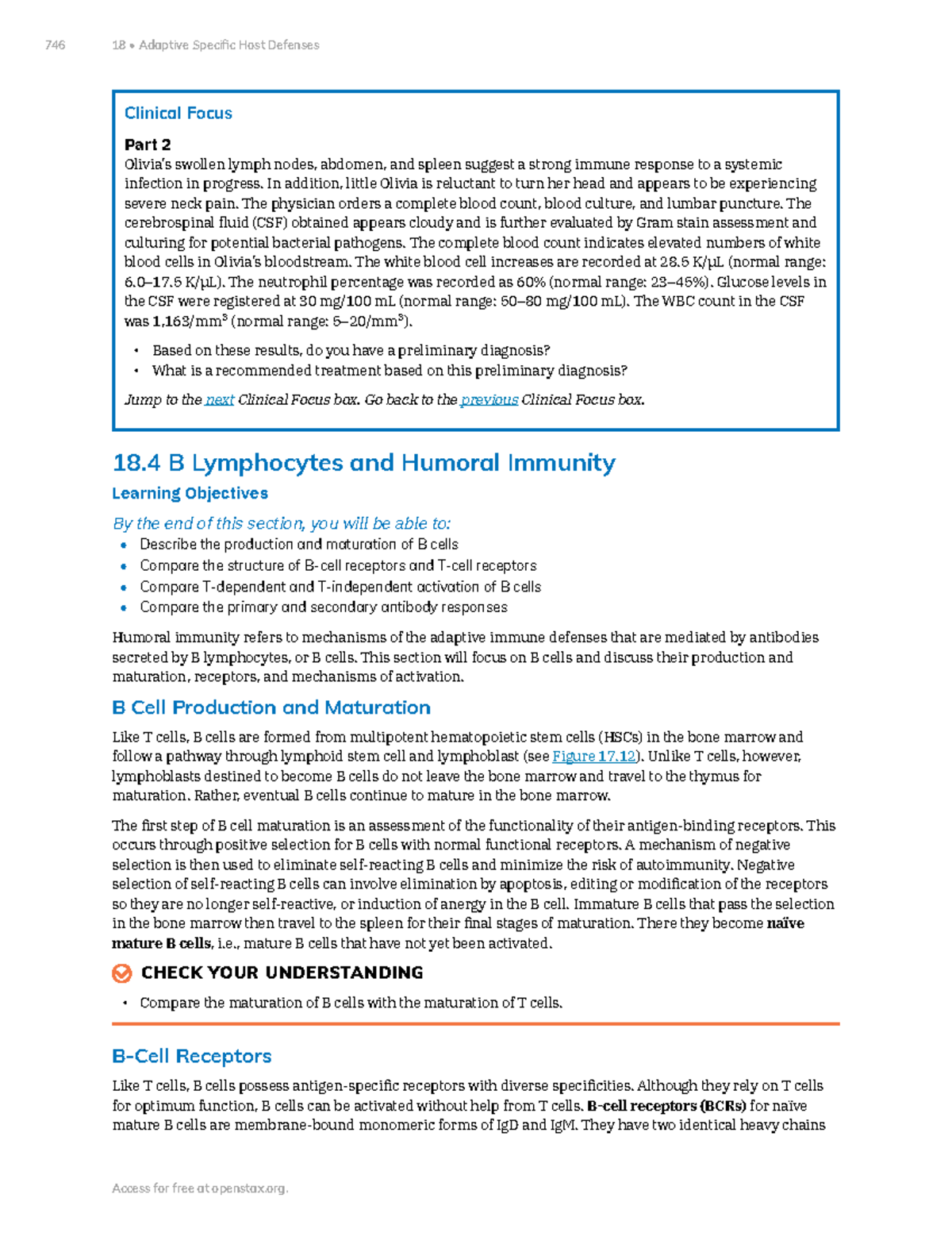 B Lymphocytes and Humoral Immunity - 18 B Lymphocytes and Humoral ...