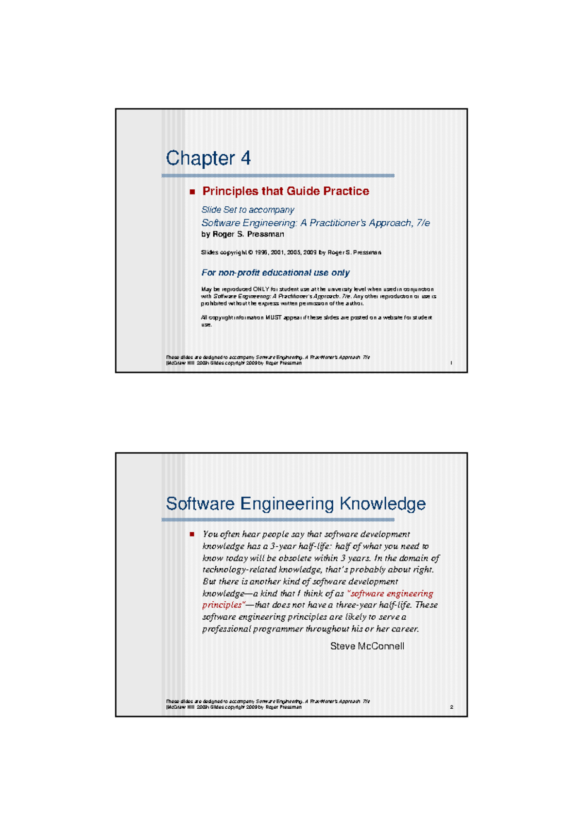 Mod 4 ppt software engineering - These slides are designed to accompany ...