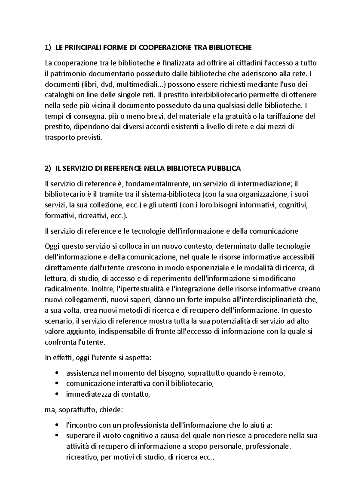Appunti per concorsi bibliotecario - 1) LE PRINCIPALI FORME DI ... Appunti per concorsi bibliotecario - 1) LE PRINCIPALI FORME DI ...