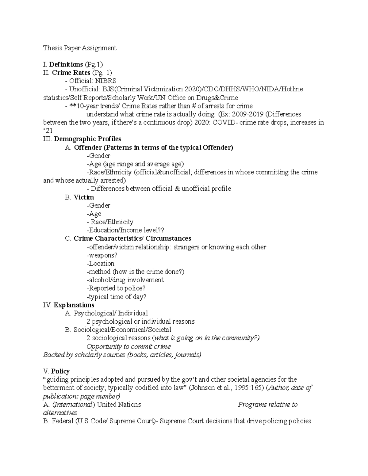 Senior thesis layout - Taken with Prof. Lori Sudderth - Thesis Paper ...