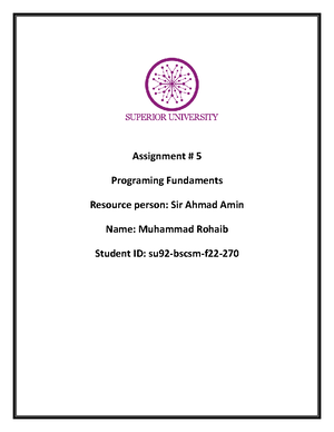 ICT Summary - Assignment Resources Person: Sir Rizwan Submitted by: M Subject: ICT Section: BSCS ...