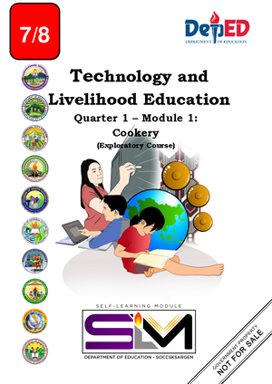 Q2 Grade 10 Cookery Module 1 - TLE Quarter 2 – Module 1: Cookery 10 ...