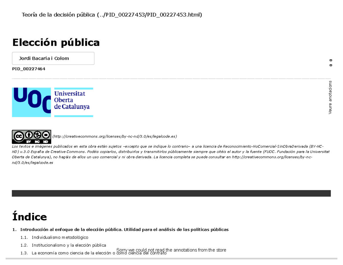 2. Teoría de la decisión pública - Elección pública PID_ - Studocu