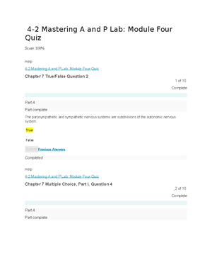 3-1 Mastering A P Lab Module Three Homework - Which of these characteristics applies only to ...