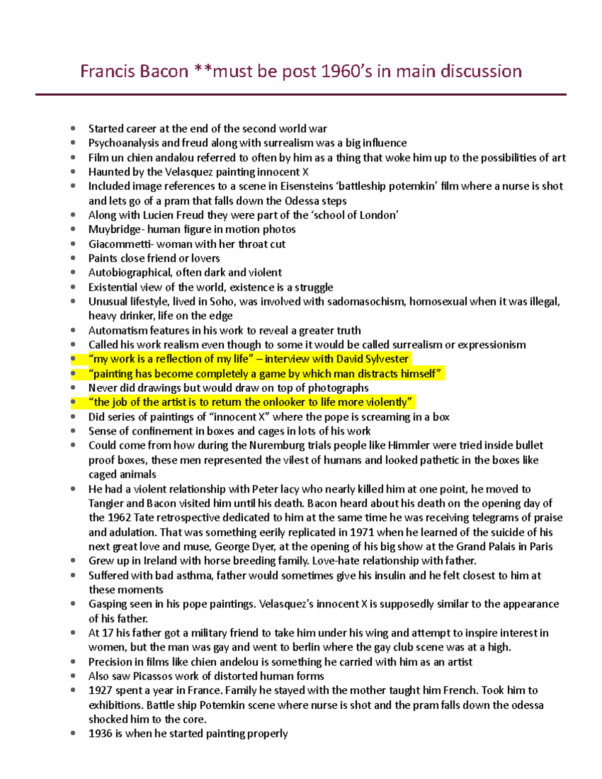 Francis Bacon - Bacon heard about his death on the opening day of the ...