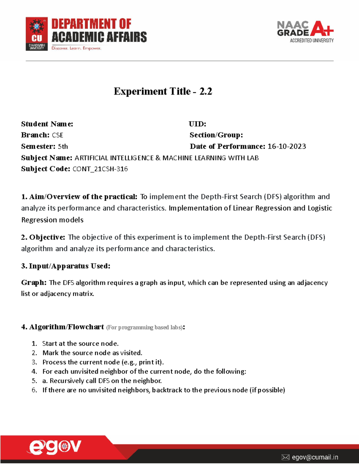 AIML 1.2 11 - This is wokrsheet. - Experiment Title - 2. Student Name ...