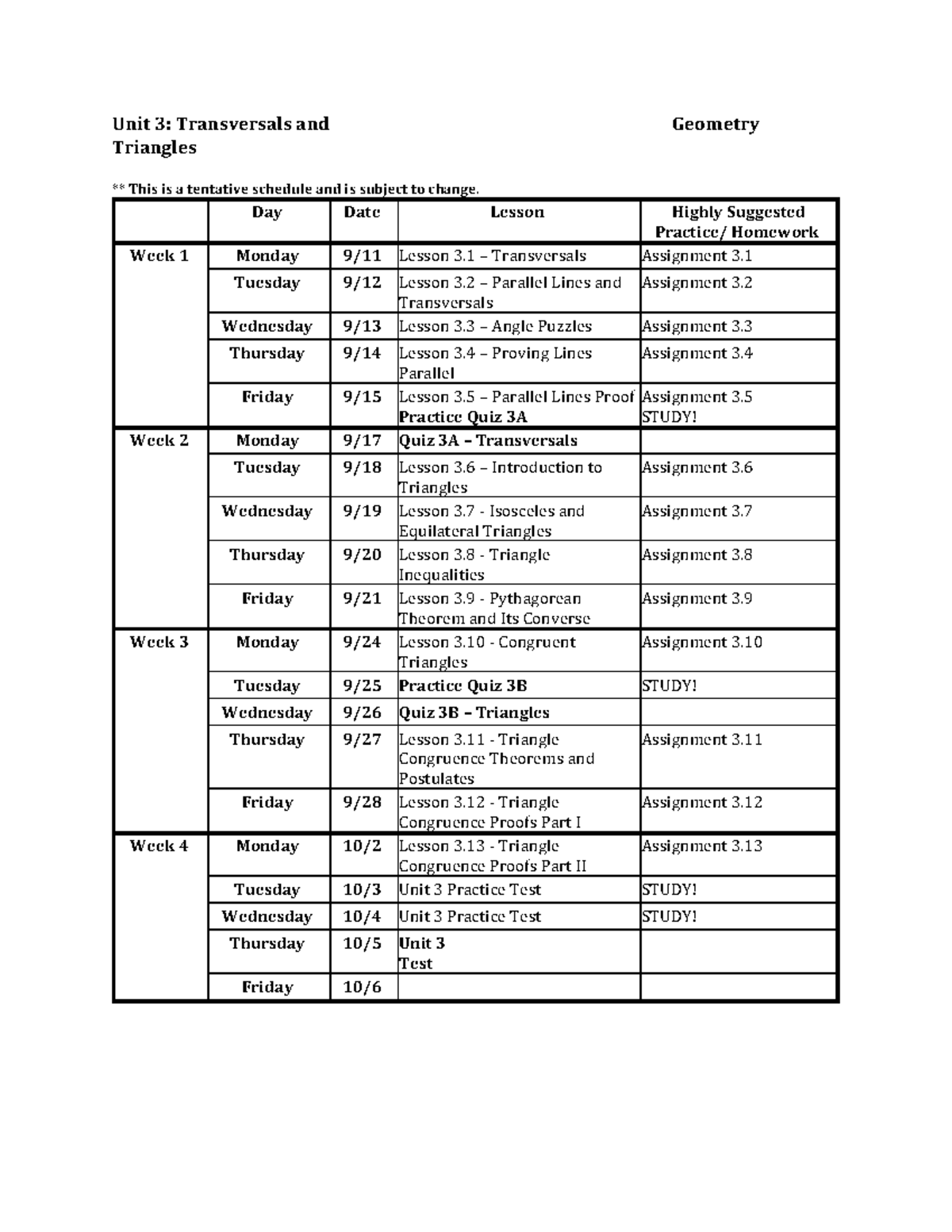 Document 2 - It’s great - Unit 3: Transversals and Triangles Geometry ...