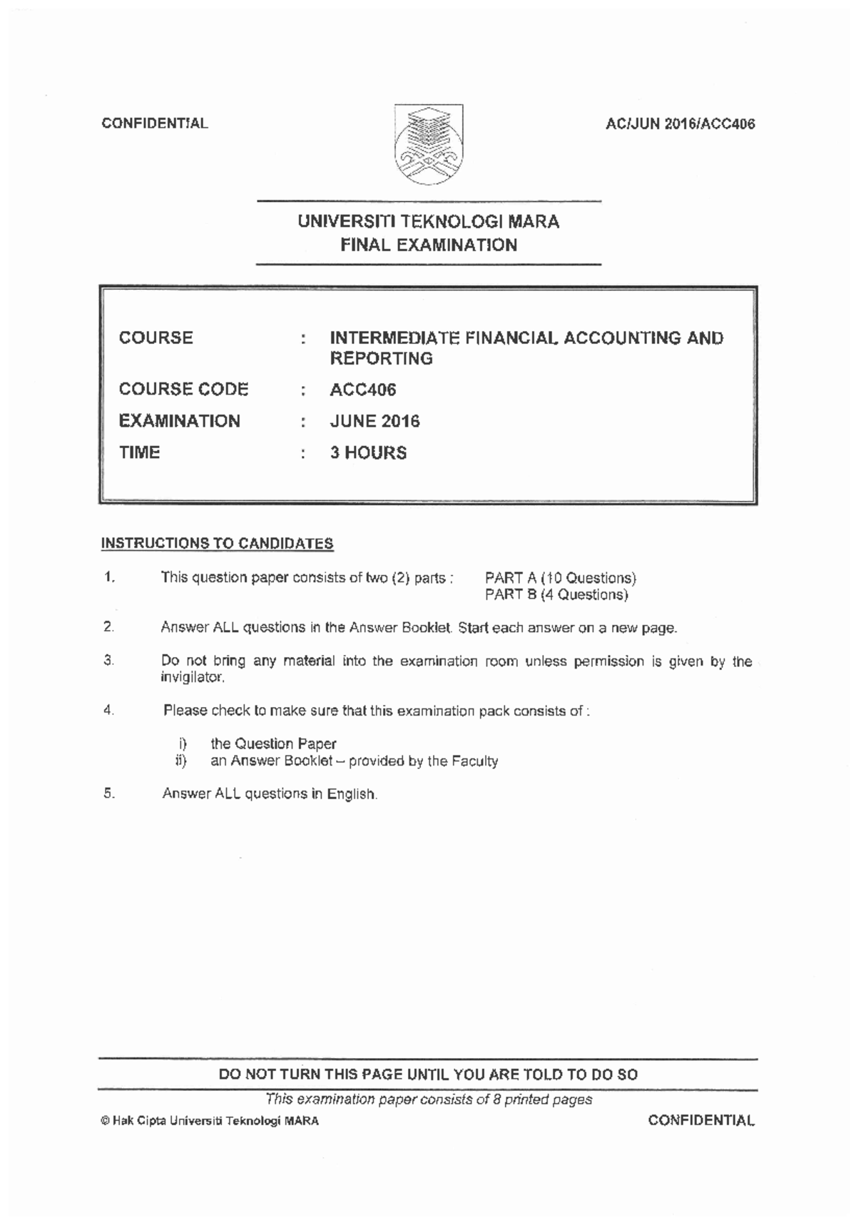 Document 1 exercise - Intermediate Financial Accounting and Reporting ...