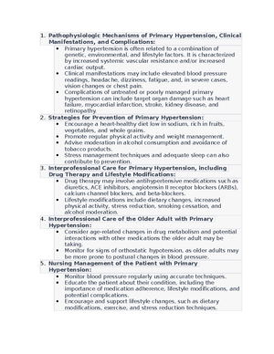Chapter 33 objectives and vocabulary - Etiology, Pathophysiology, and ...