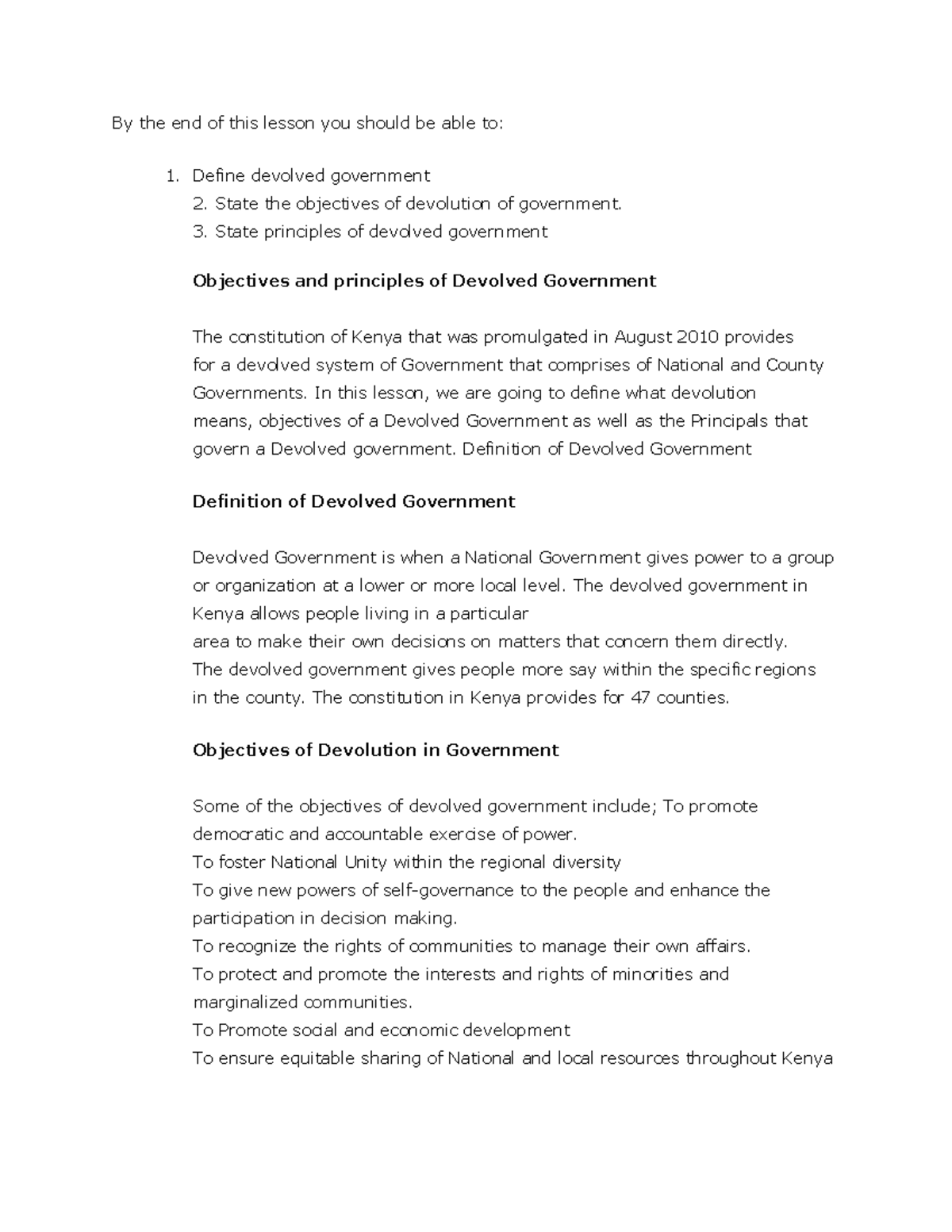 History - By the end of this lesson you should be able to: Define ...