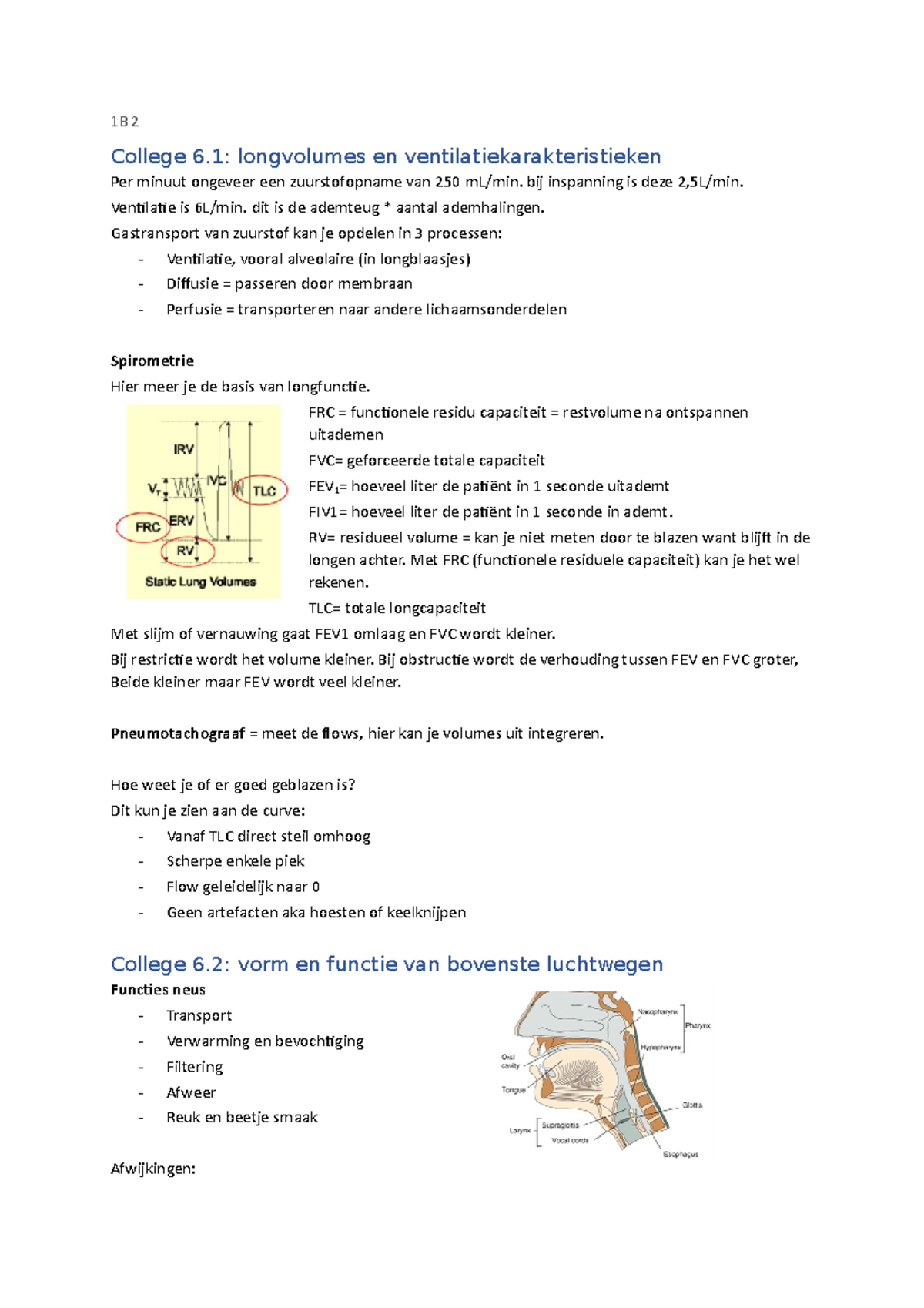 1B2 - Aantekeningen en plaatjes van de colleges van 1B2. Alle colleges ...