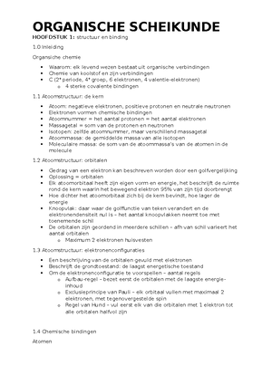 Organische Scheikunde Voorbeeldexamen - antwoorden - Examen Organische ...