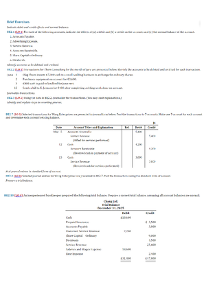 Chapter 2 (Assignment) - Principles Of Financial Accounting (1 ...