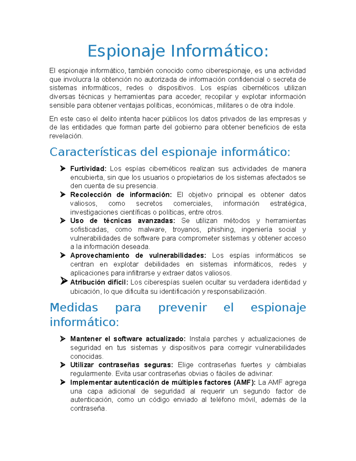 Delitos informáticos - Practica de investigación - Espionaje ...