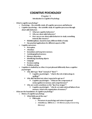 Cog notes-autobiographical memory - Autobiographical Memory (chapter 7 ...