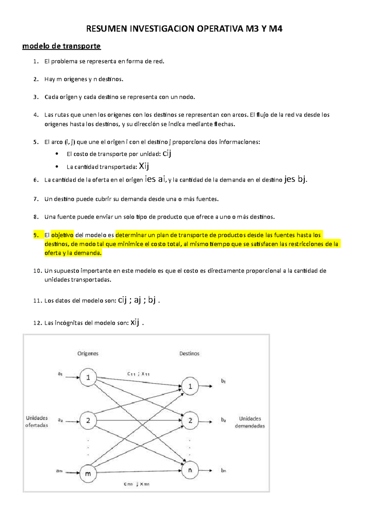 Resumen Investigacion Operativa M3 Y M4 - RESUMEN INVESTIGACION OPERATIVA M3 Y M modelo de - Studocu