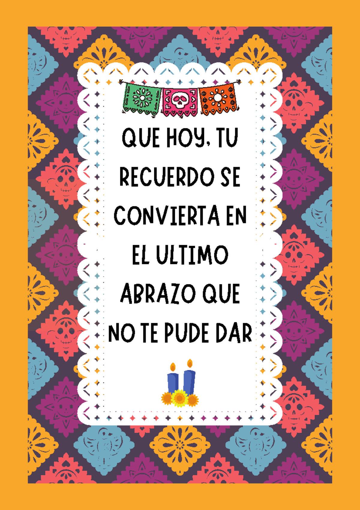 QUE HOY, TU Recuerdo SE Conierta EN - apreciación de las artes - QUE ...