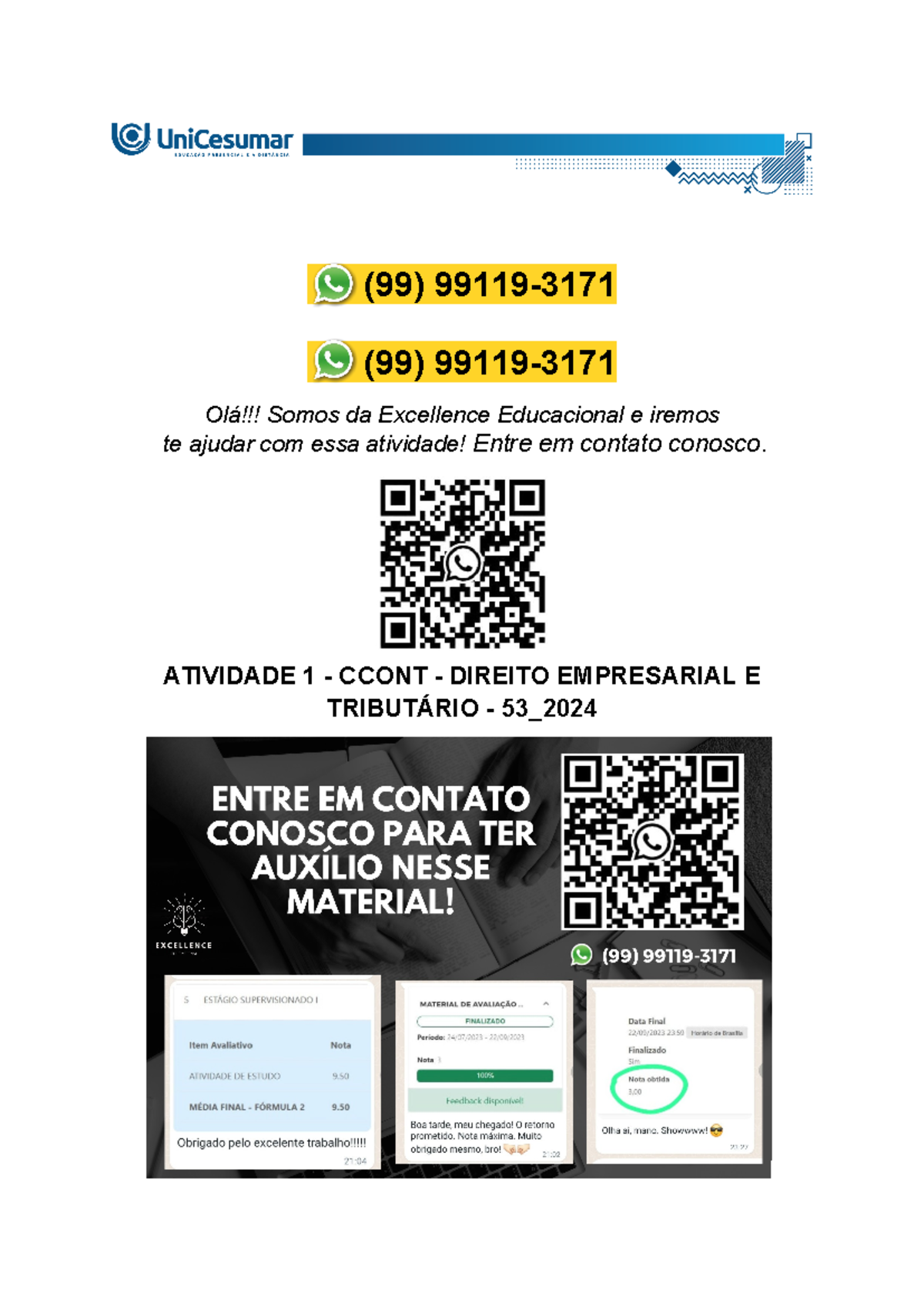 Por isso, indique qual a principal lei que o rege e mencione os ...