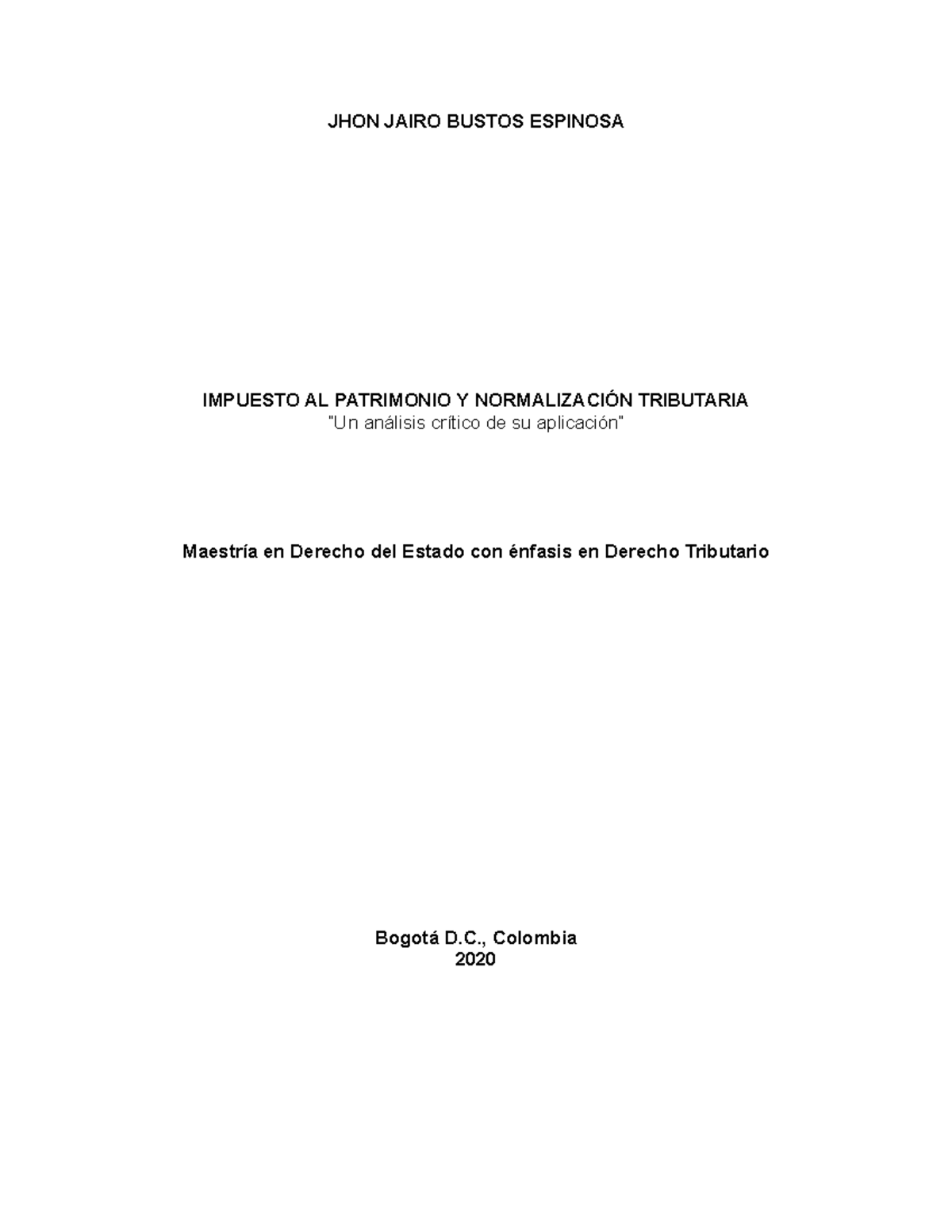 Glaaa-spa-2020-Impuesto al patrimonio y normalizacion tributaria un ...