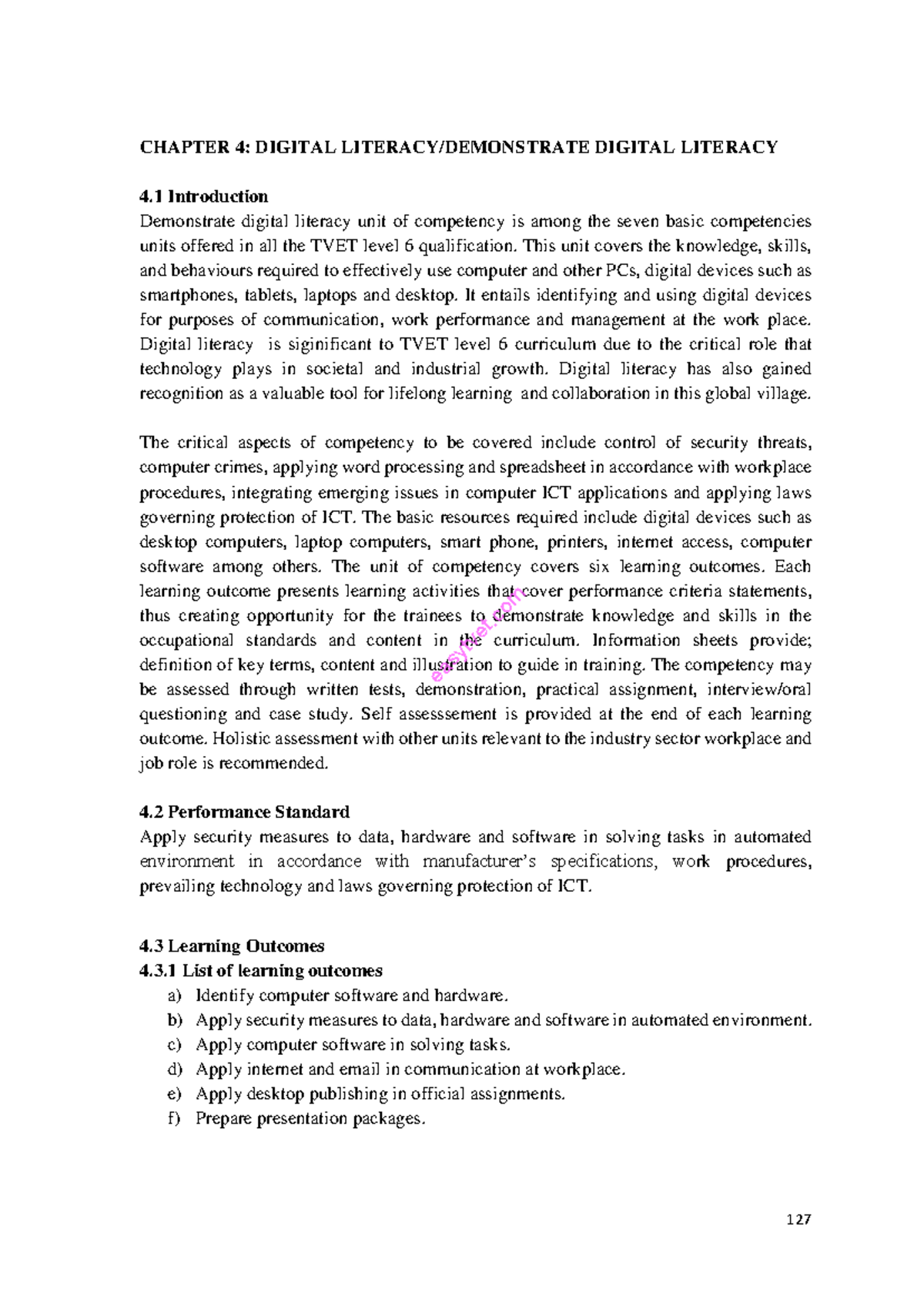 Digital - CHAPTER 4: DIGITAL LITERACY/DEMONSTRATE DIGITAL LITERACY 4 ...