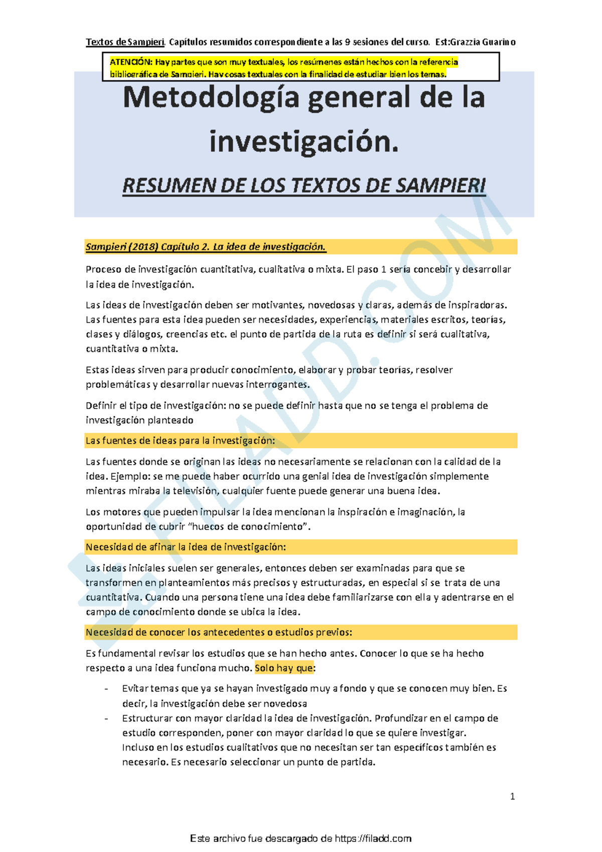 Metgen Completo-Textos resumidos de Sampieri todos los capitulos ...