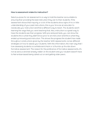 Module 6 Discussion (Online) - Think/Discuss: What is one thing you ...