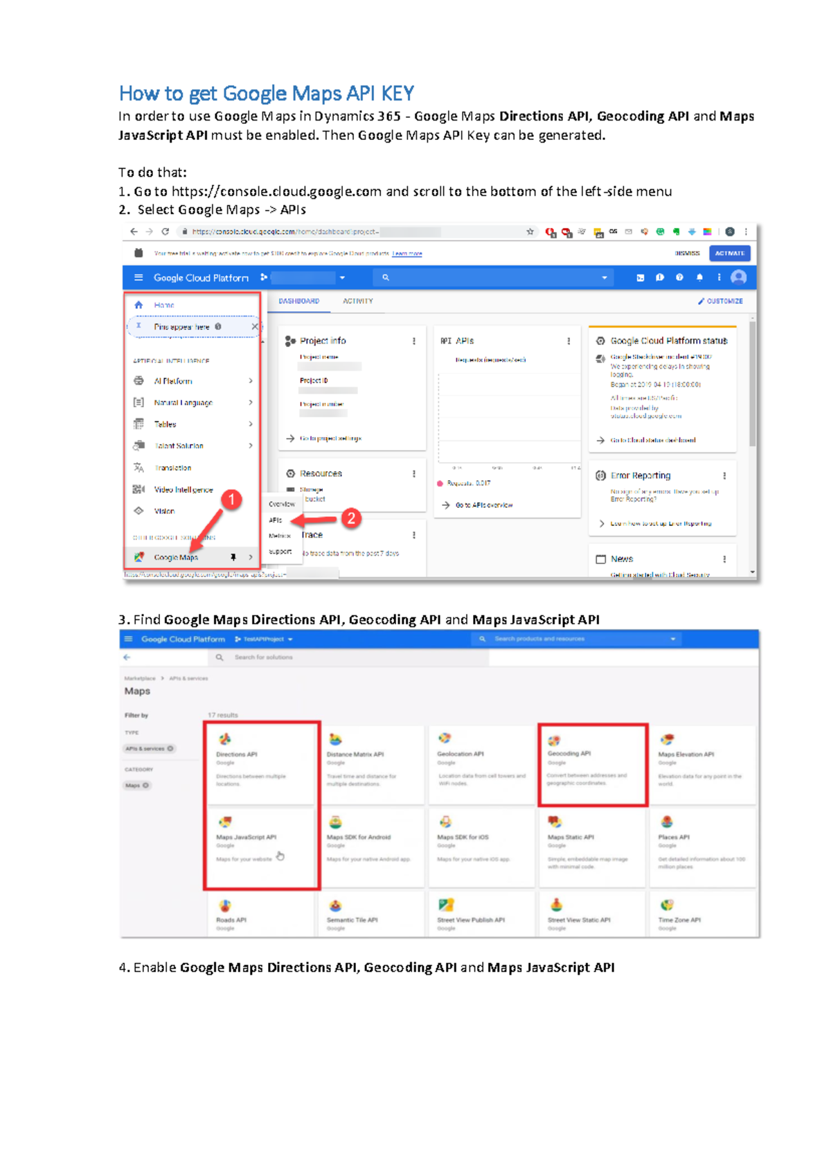 Documentation - Very Good - How to get Google Maps API KEY In order to ...